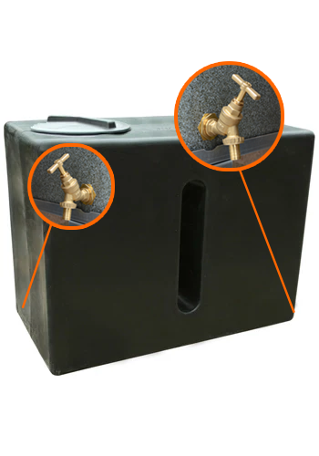 350 Litre Potable Water Tank - Double Outlet – Ecosure