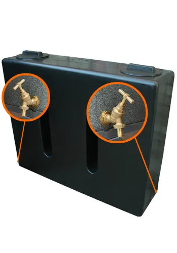 400 Litre Potable Water Tank V1 - Double Outlet – Ecosure