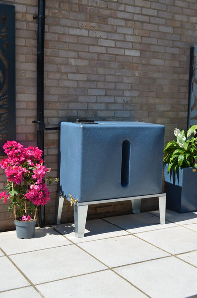 350 Litre Square Water Butt V1 - Blue Marble – Ecosure