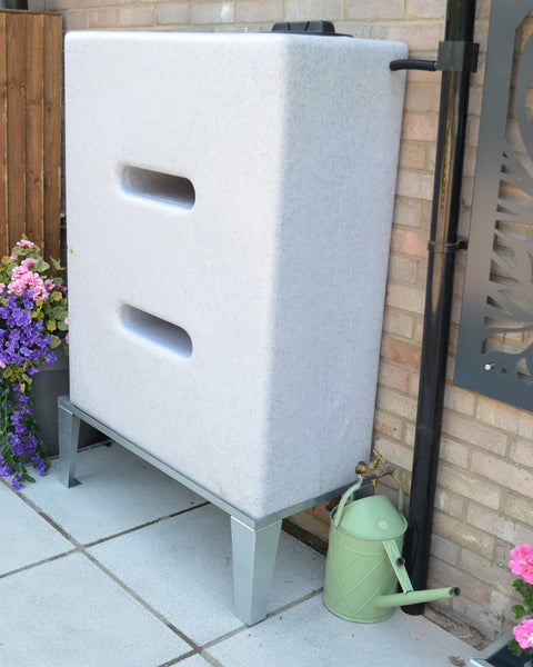 500 Litre Water Butt V3 - White Marble – Ecosure