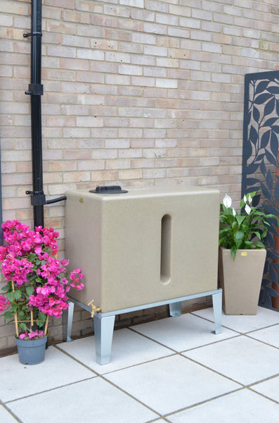 350 Litre Square Water Butt V1 - Sandstone – Ecosure